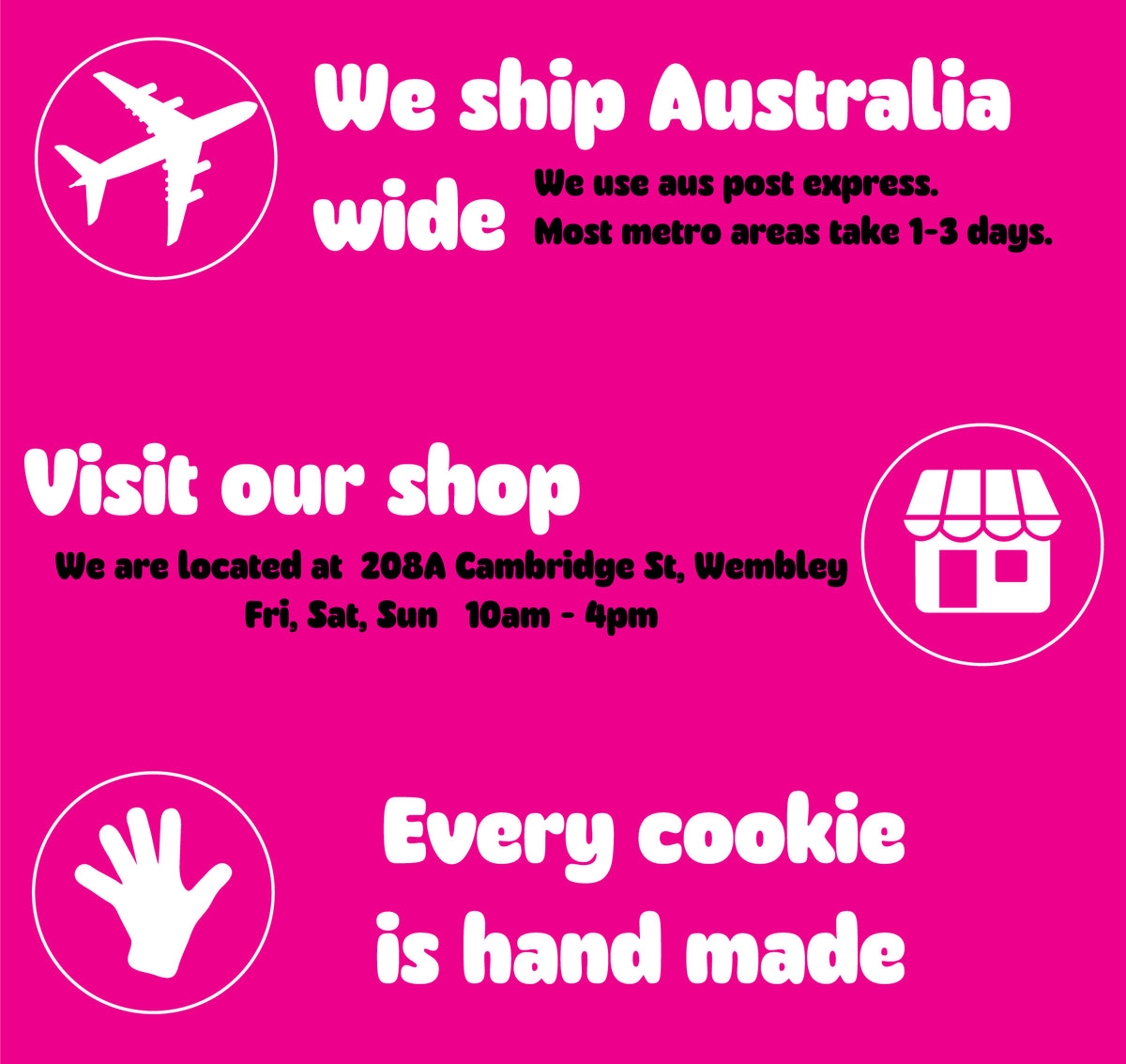 Giant Filled Cookies and Edible gifts - Buy online for next day.